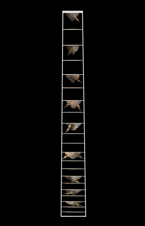 Thunder & Lightning Peghead & Fretboard Set