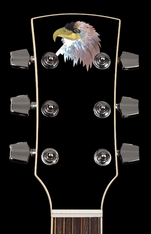 Eagle Head Inlay, Pre-Engraved