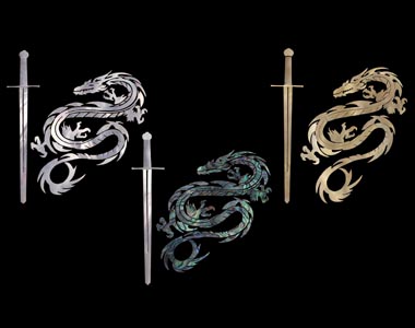 Dragon Slayer Peg Head Inlay