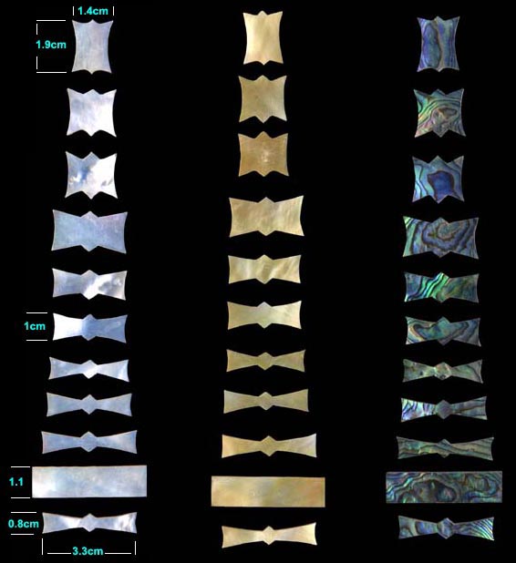 Bow Tie Fret Board Inlay Sets