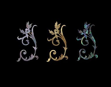 Vine of Life For Bass Peg Head Inlay