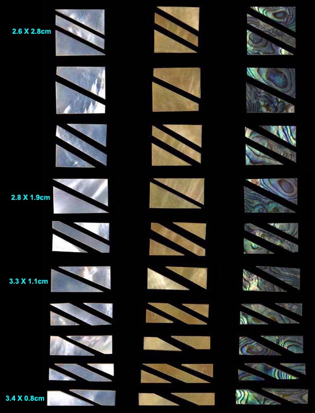 400 Style Fret Inlay Sets