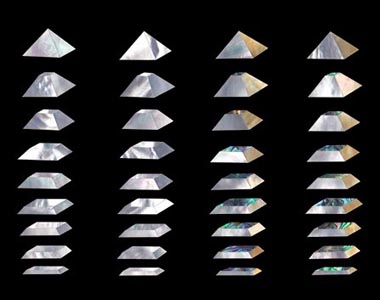 Disappearing Pyramid Fretboard Inlay Set