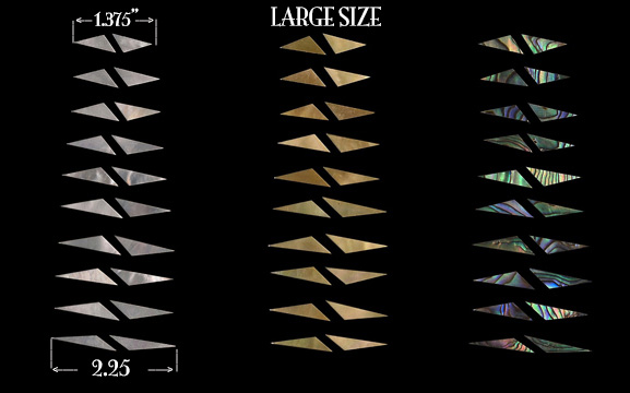 Triangle - Fret Board Inlay Sets, Large Size