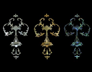 D.G. Sleeter Mandolin Peg Head Inlay