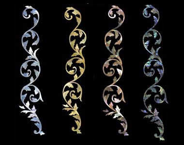 F-4 Style Vine - Long Fret Board Inlay