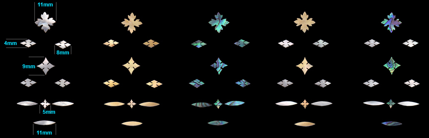 Mystic Martin Fret Board Inlay Sets