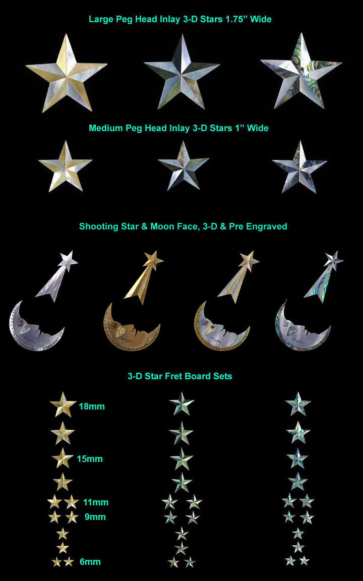 3-D Stars, 1.75"