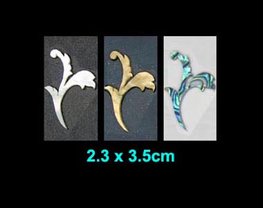 left facing 0055 l w white mop $ 10 . 00 0055 l g gold mop $ 10 . 80