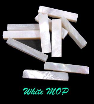 Guitar Nut Size; 2-1/8" X 3/8" X 5/16" (54mm X 1cm X 8mm)