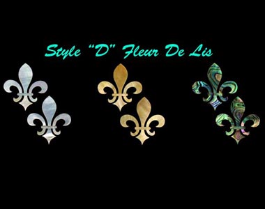 Fleur De Lis Style D (35mm X 39mm)