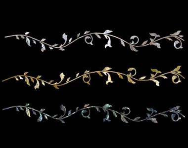 Ibanez Style Guitar Fret Board Vines