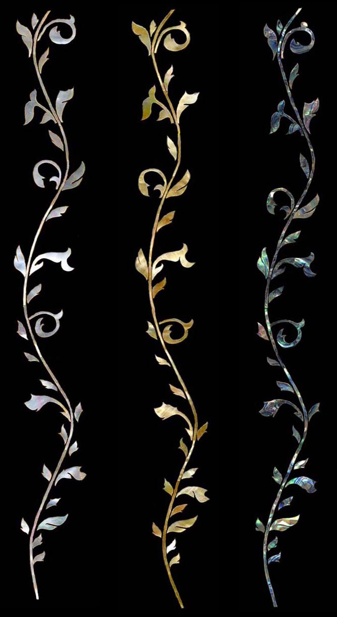 Ibanez Style Guitar Fret Board Vines