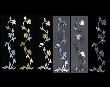 Mandolin Short Vine Fret Board Inlay